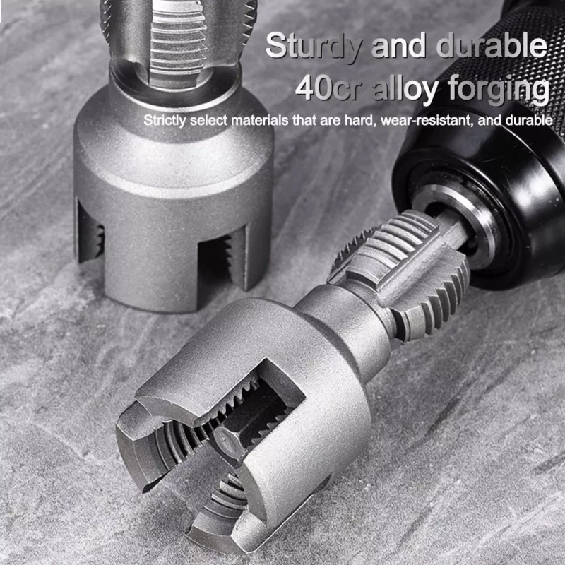 Internal and External Thread PVC Pipe Threader Kit Pipe Threading Tool ...