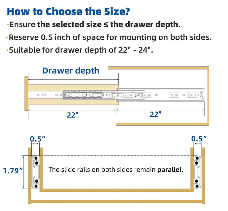 drawer guide Hydraulic Drawer Slide Full ExtensionDuty Drawer Guide ...