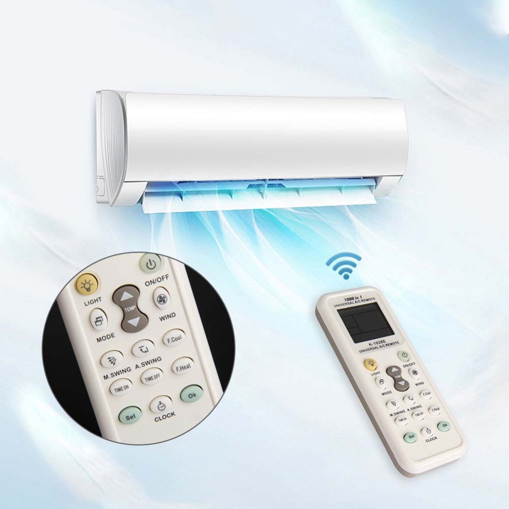 1000-in-1 Universal AC Remote Control K-1028E Background Light Remote ...