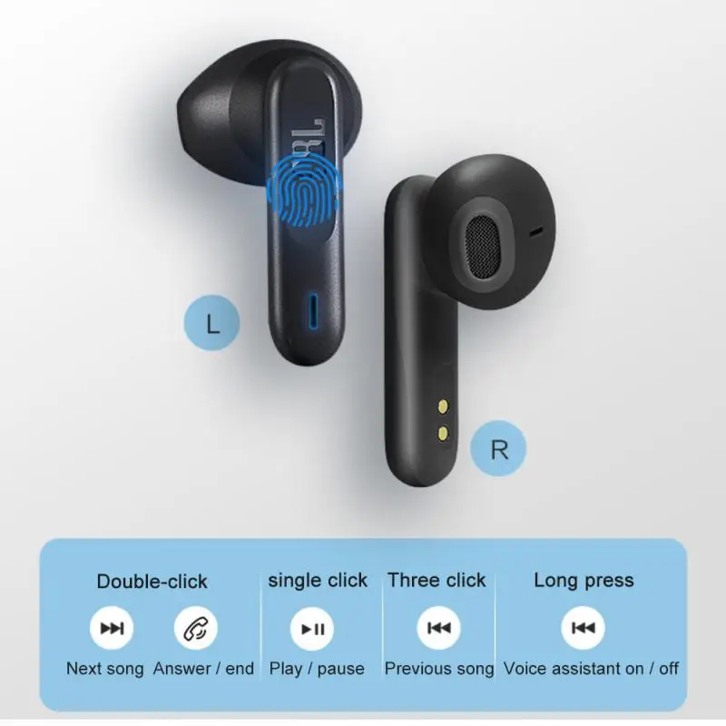 JBL Wave 300 TWS True Wireless Bluetooth Earphones Earbuds with Deep ...