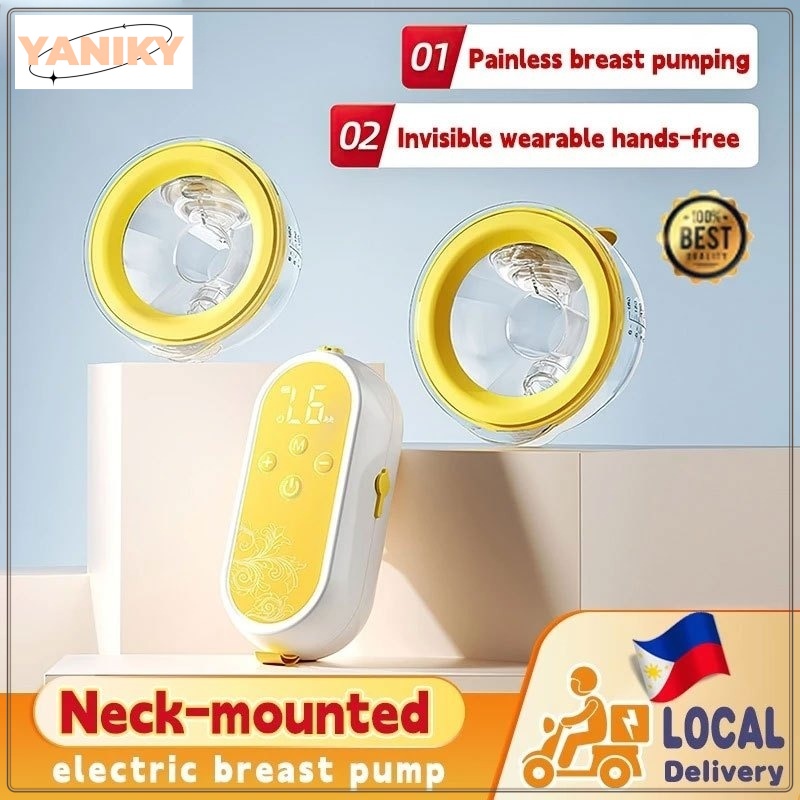 Hands-free Double Electric Breast Pump Wireless Breastpump Multi ...
