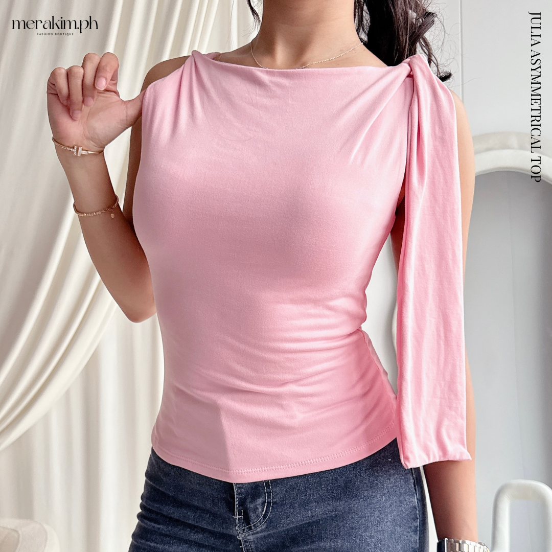 JULIA ASYMMETRICAL OFF SHOULDER TOP - Double Lining Two Way One ...