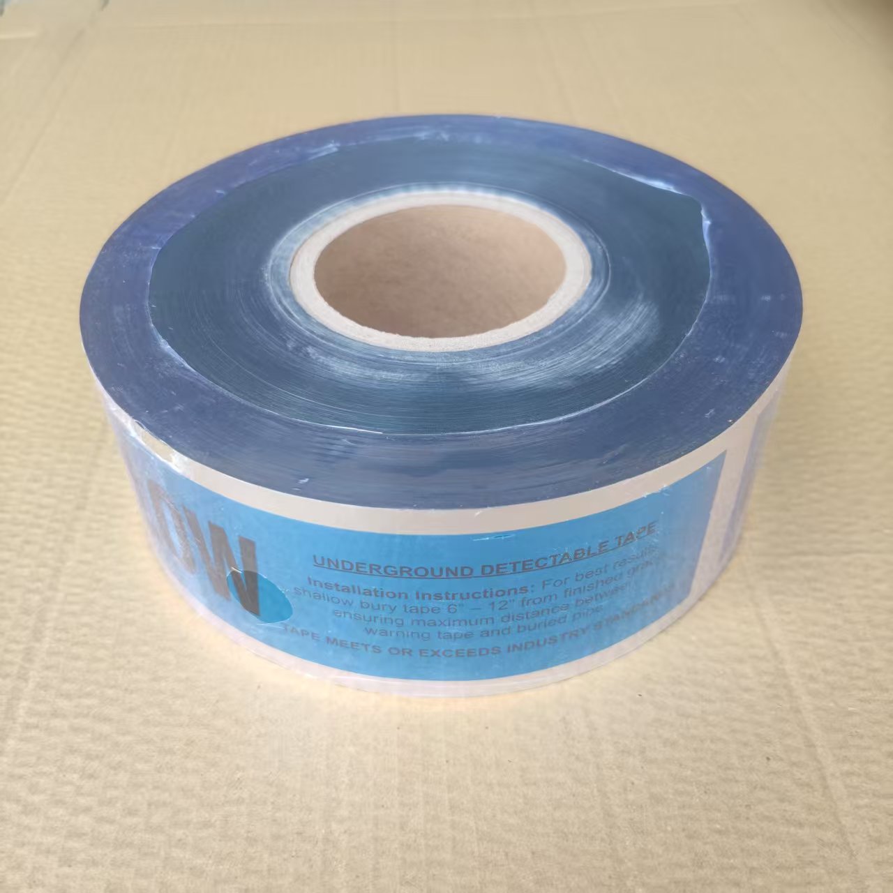 Caution Water line 3 inches Non detectable tape marker tape barricade ...