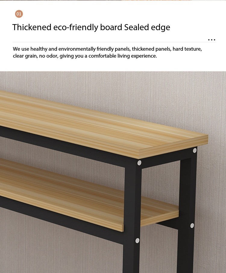 3-Layer Multi-Rack Table - Long High Design | Sofa Side & Computer Desk ...