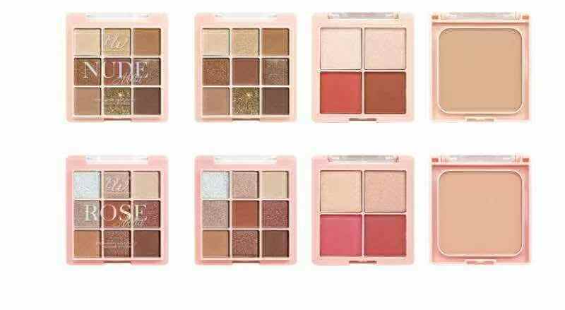 DW 3-layer All-in-one Makeup Palette [ Nude / Rose ] Eyeshadow ...