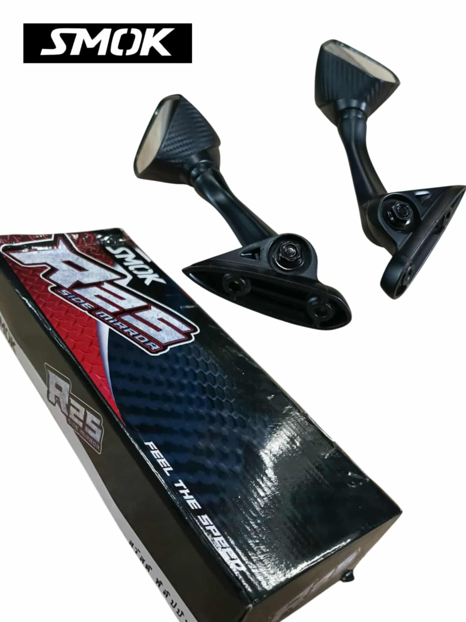SMOK R25 SIDE MIRROR H3370-2 FOR NMAX BLACK | Shopee Philippines