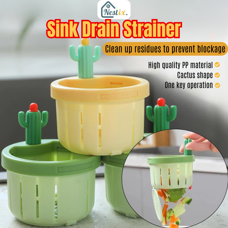 Cactus Sink Drain Strainer – Premium PP Material, Anti-Clog, Easy to ...