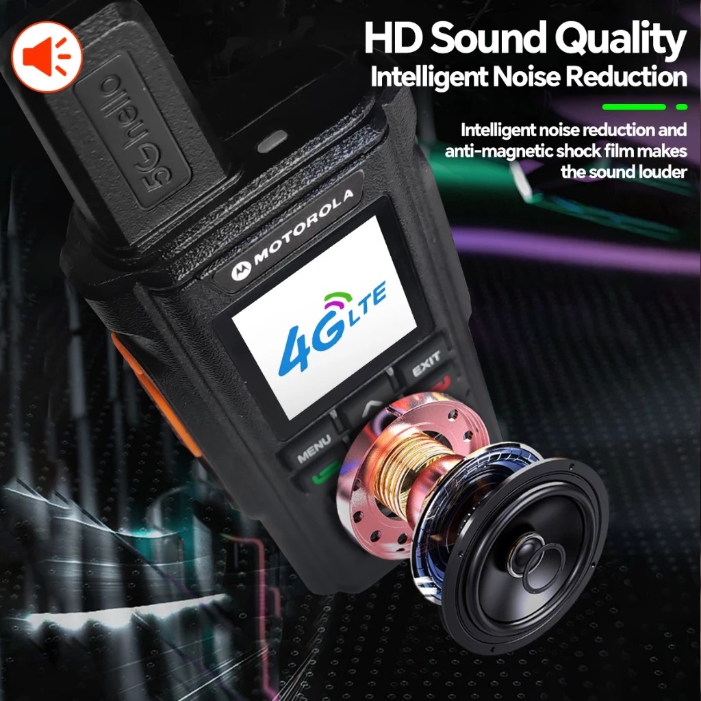 MOTOROLA T99 4G public network walkie talkie Zello PTT platform ...