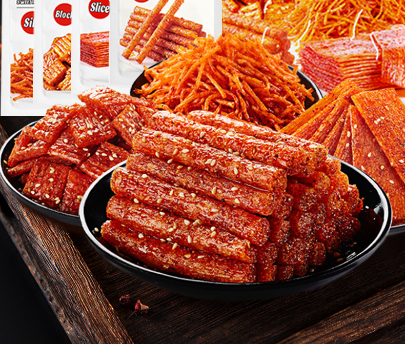 CHOCMET Latiao Snack 12pcs Spicy Stick Chinese Food 360g Spicy Strips ...