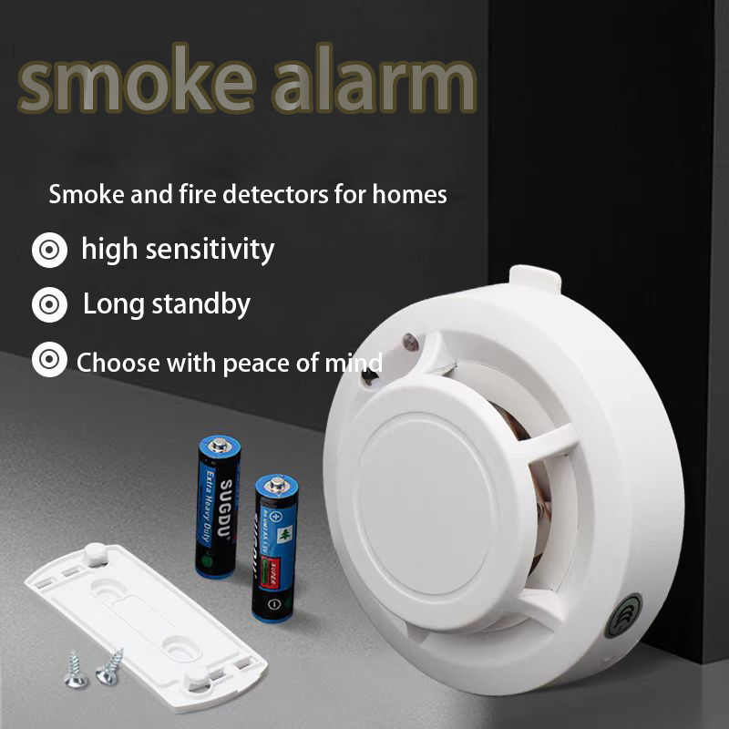 Wireless smoke alarm home fire safety high sensitivity smoke detector ...