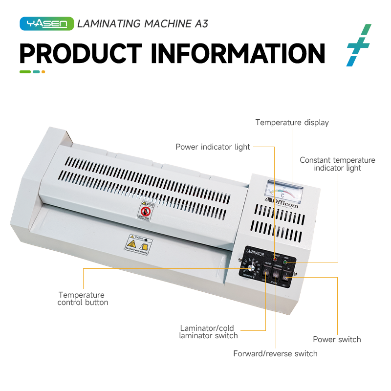 Officom 320 Laminating Machine A3 Practical Cold & Hot Laminator High ...
