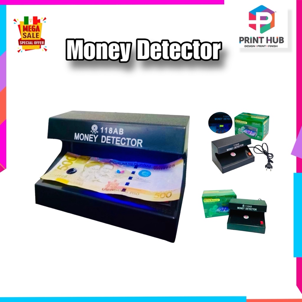 Hitech Electronic UV Light Fake Money Detector Bill Currency Checker ...
