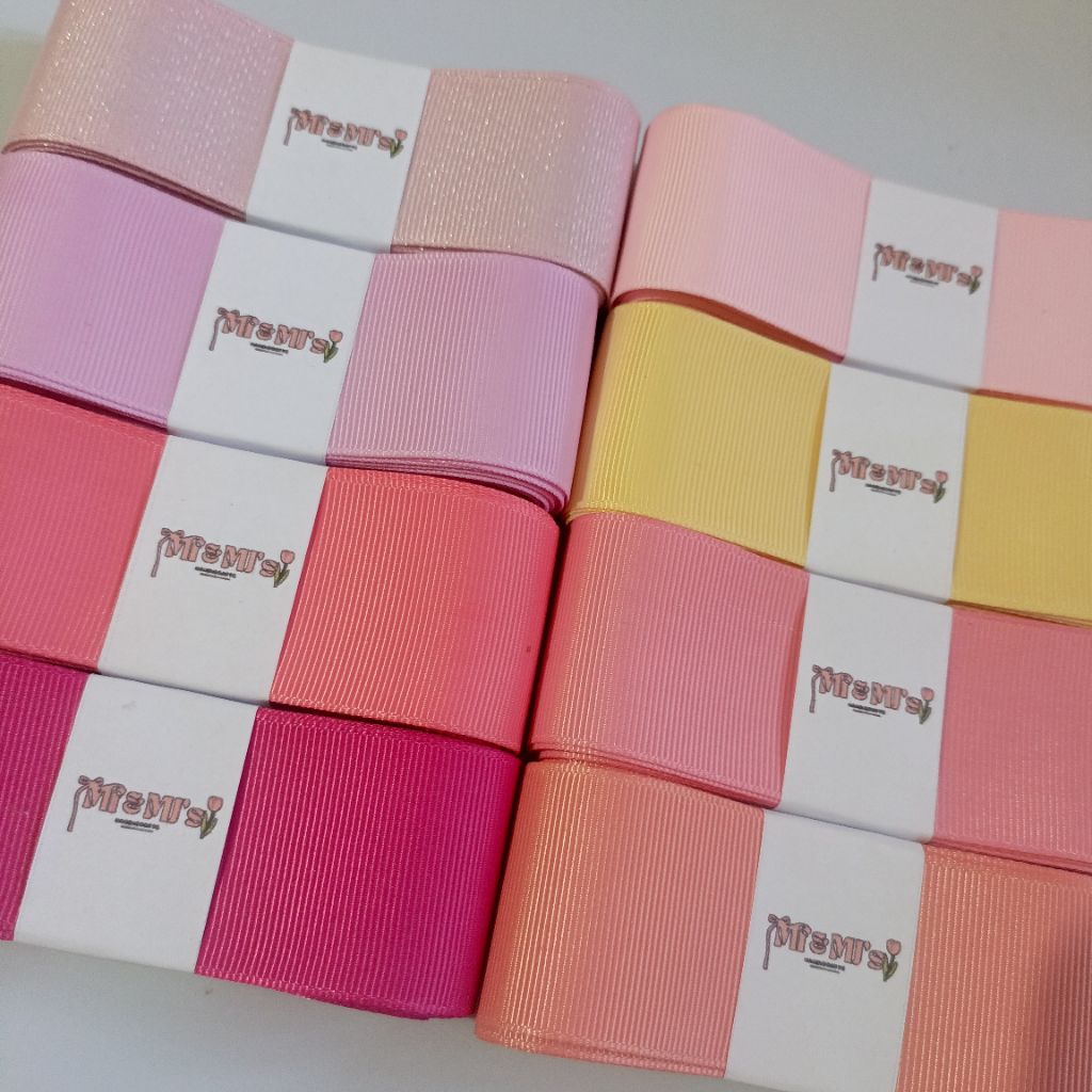 1.5 high quality grosgrain ribbon sold per 5yrds | Shopee Philippines