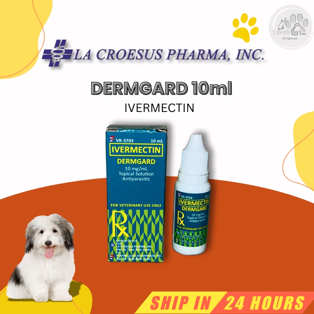 DERMGARD 10ML topical solution for dogs in control of fleas,lice, and ...