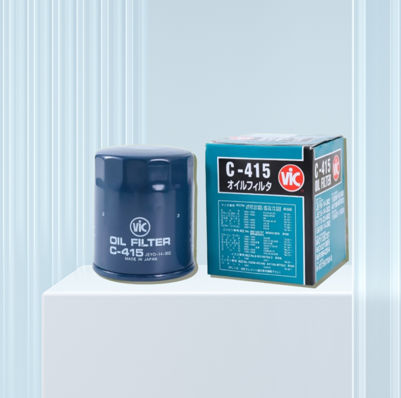 Oil Filter VIC C-415 Forh Hyundai Mazda MirageG4/ Lancer/ XPANDER/ Getz ...