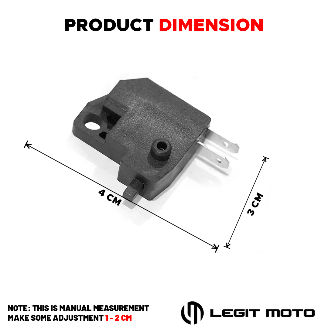 LEGITMOTO FRONT HANDLE BRAKE MASTER SWITCH LEFT/RIGHT BRAKE STOP SWITCH ...