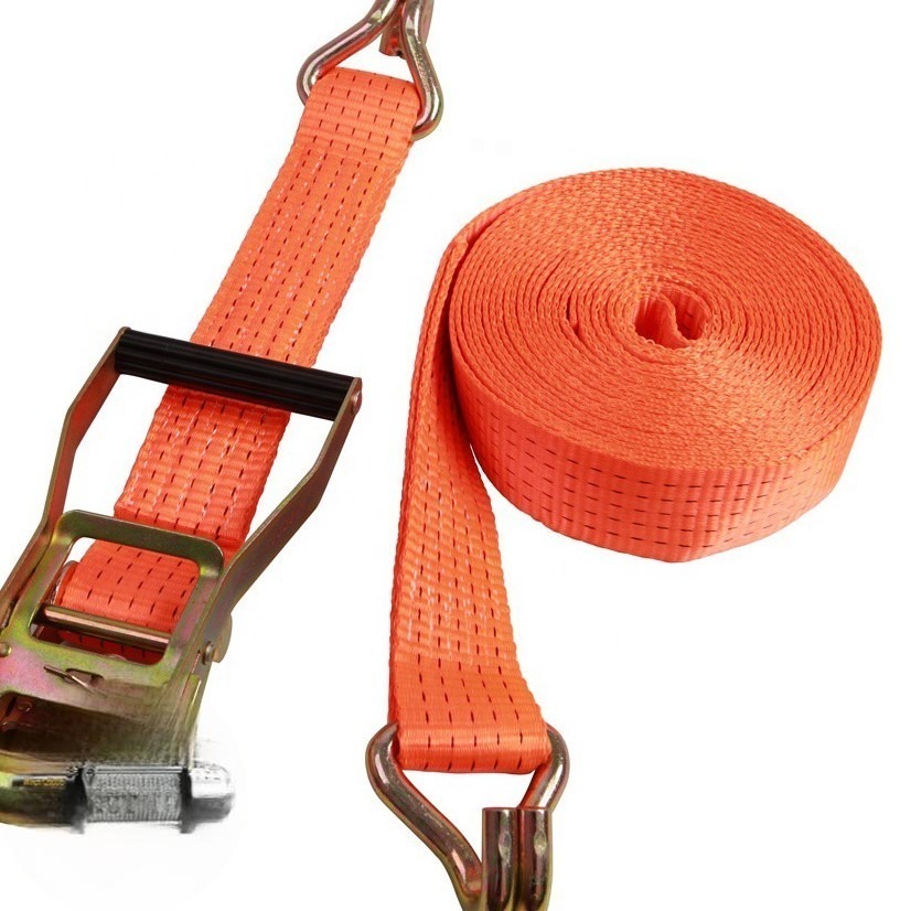 2" Ratchet Tie Down Strap 2 Ton, 10m (33ft) Adjustable Cargo Lashing ...
