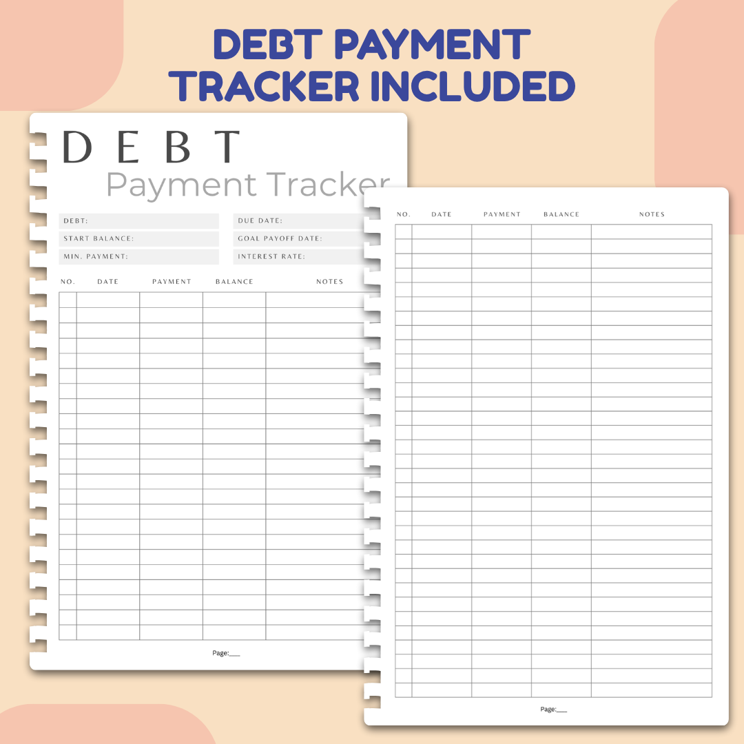 Loan Agreement Record Book – Borrower & Lender Info, Payment Tracker ...