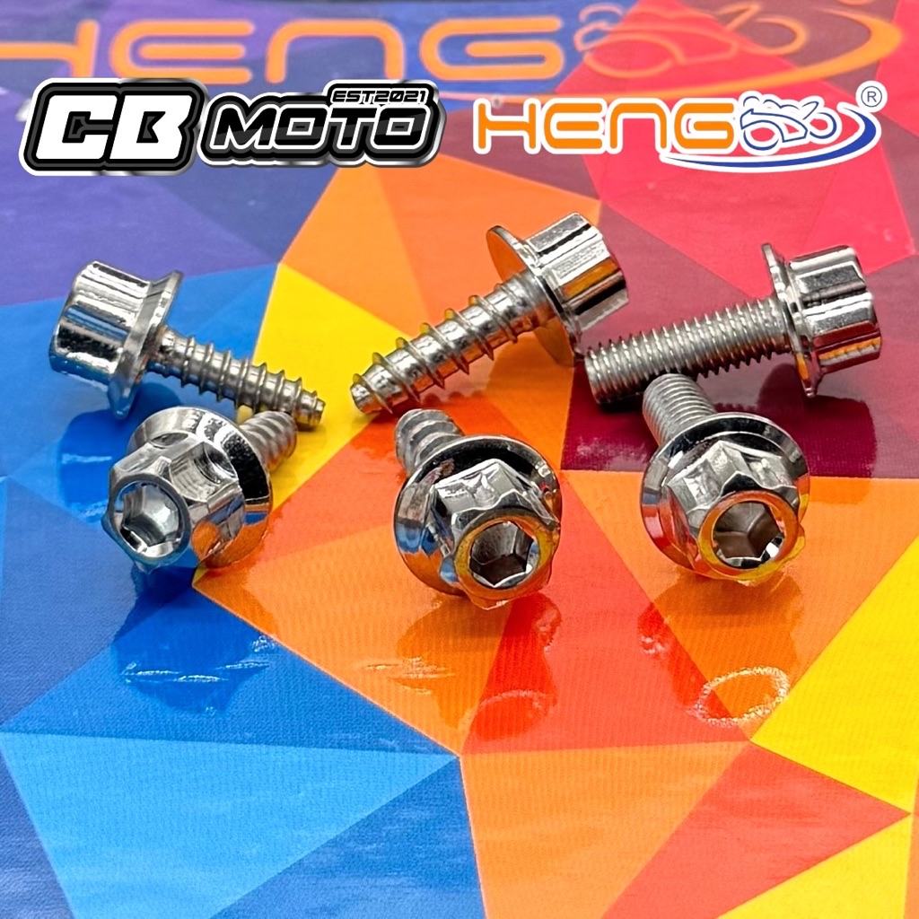 HENG / SC SIAM CLICK V3 BATOK BOLTS / BODY BOLTS 6pcs CNC LEFT & RIGHT ...