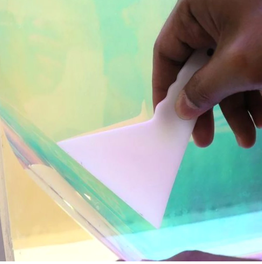 KGS Squeegee Decal Wrap & Triangular Film ScraperFor Vehicle, Wall, Window, and Smooth Surface ...