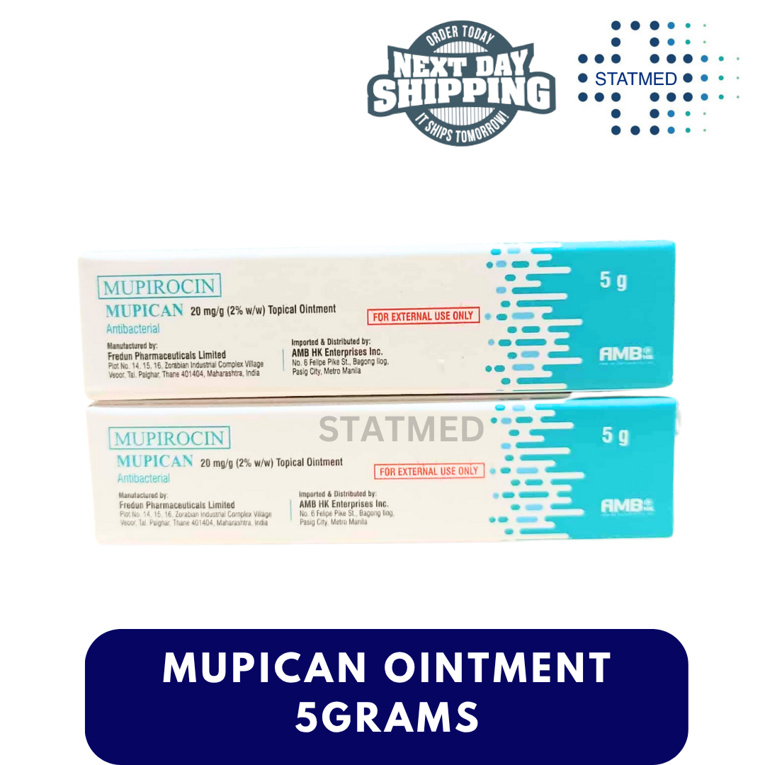 Mupiderm Mupican Mupirocin Ointment 5grams | Shopee Philippines