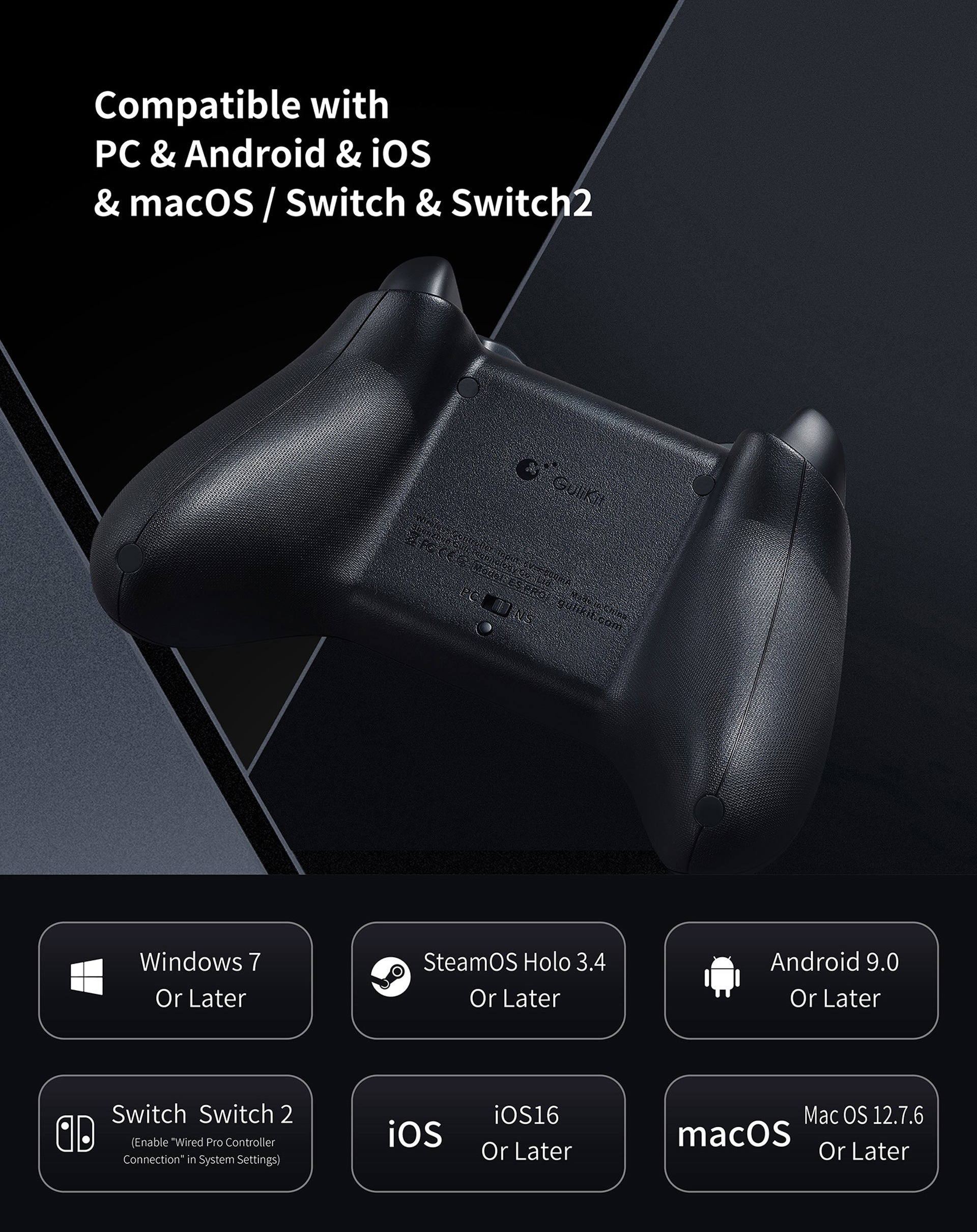Gulikit ES Pro Controller (Black, White) | Shopee Philippines