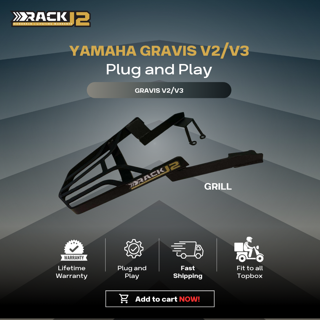 New Yamaha Gravis RackJ2 Monorack Bracket Heavy Duty Lifetime Warranty ...