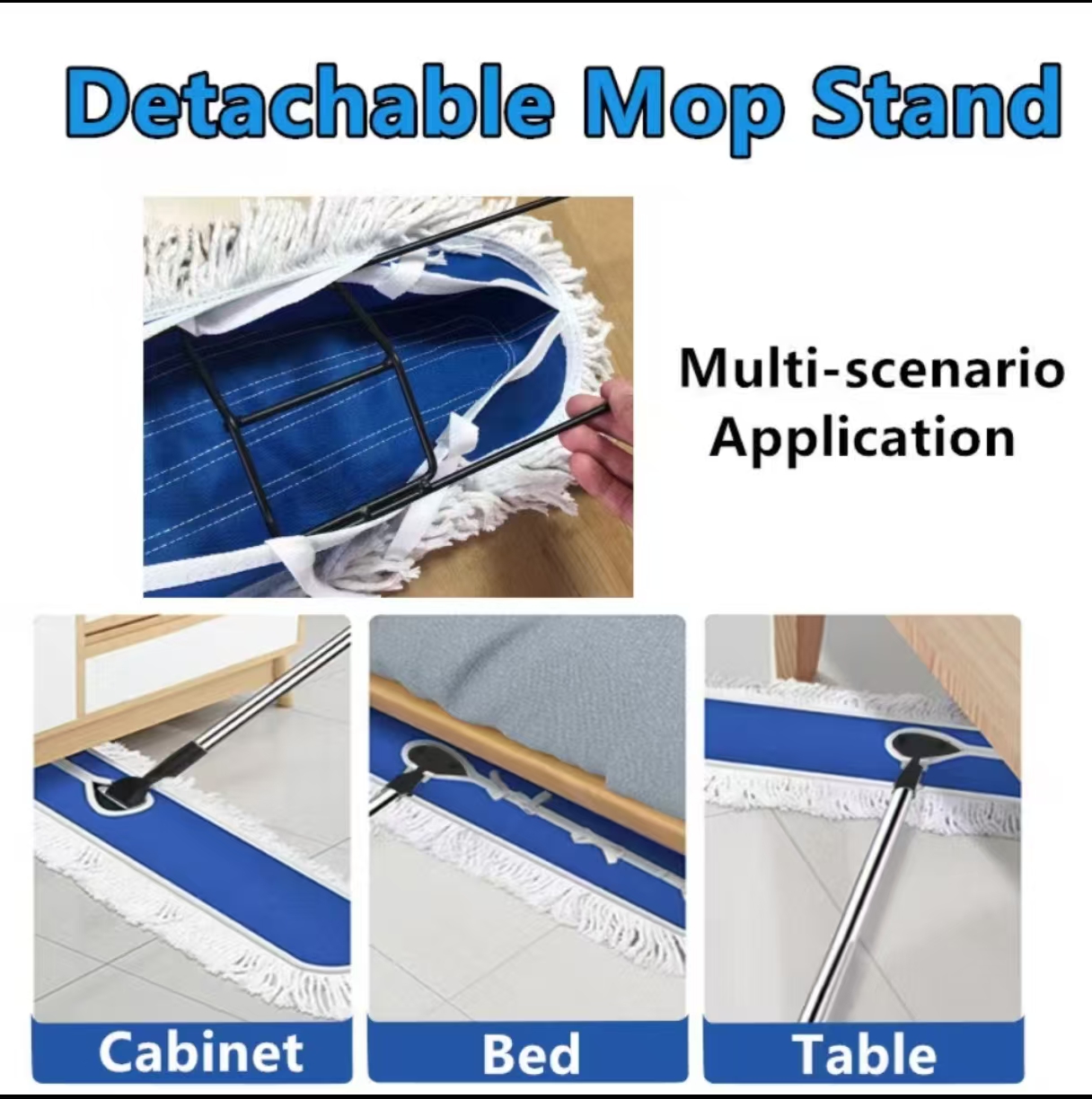360 ° rotating plate dust removal mop set, hotel mop, commercial mop ...