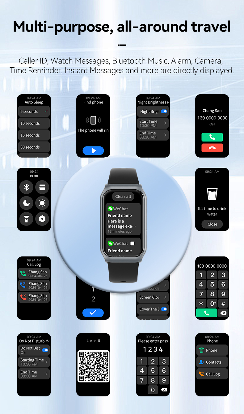 Laxasfit Smart Band H1 Smartwatch |Bluetooth Calling | Smart Watch ...