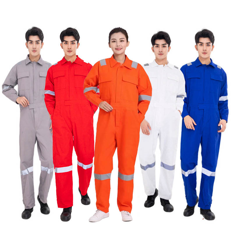 Working Safety Jacket Set Labor Reflective Wear Suits Mechanic Jumpsuit ...