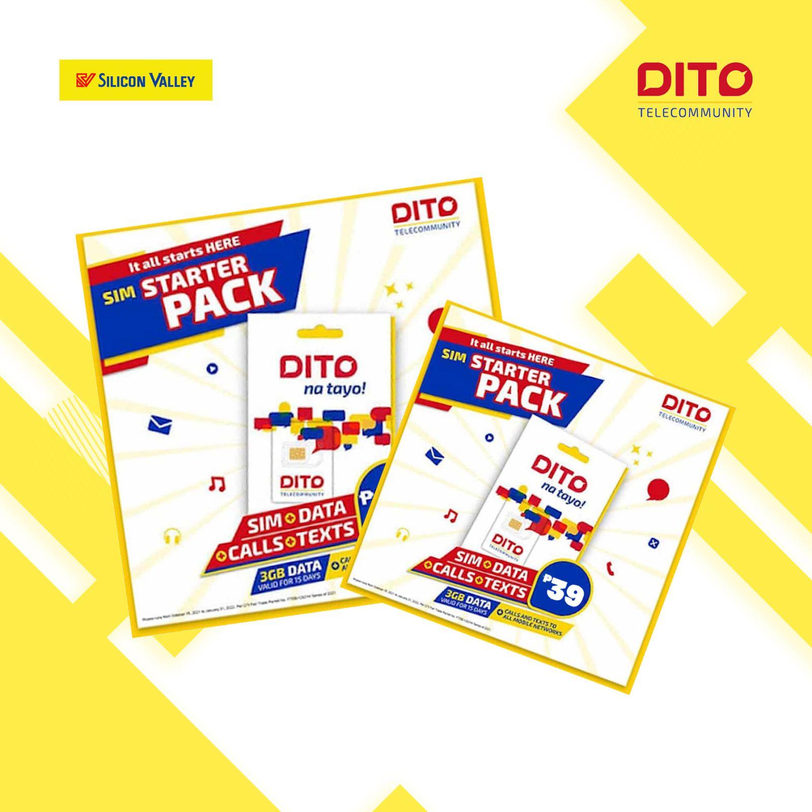 DITO Prepaid Sim | DITO Starter Pack | Shopee Philippines