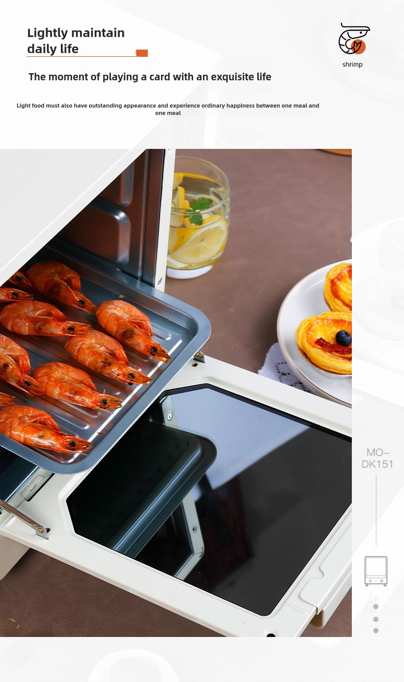 HANATEK Electric Oven 15L Multi-function Automatic Oven For Baking ...