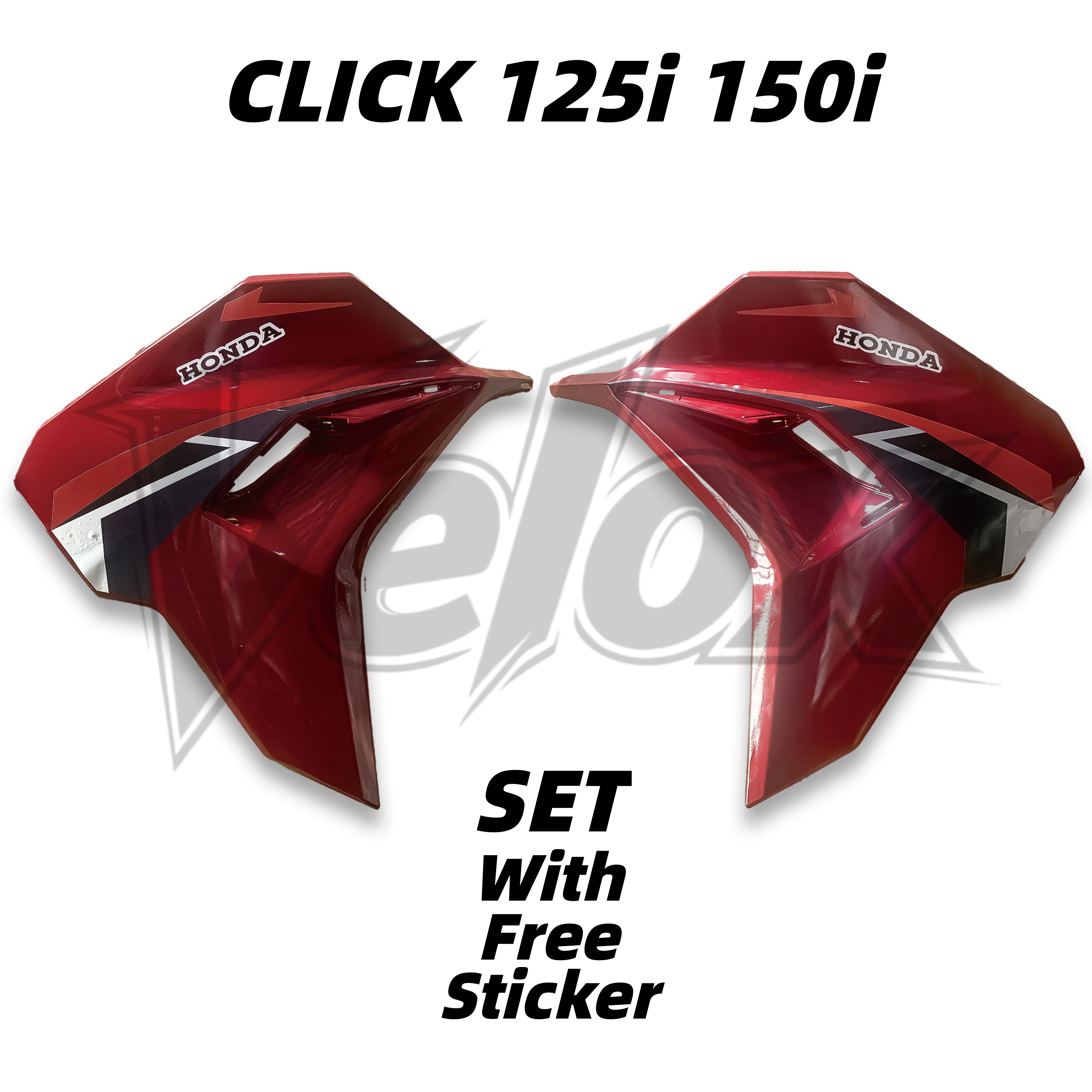 Click 125i 150i V3 V4 (2023-2025 Model) Front Center Cover Motorcycle ...