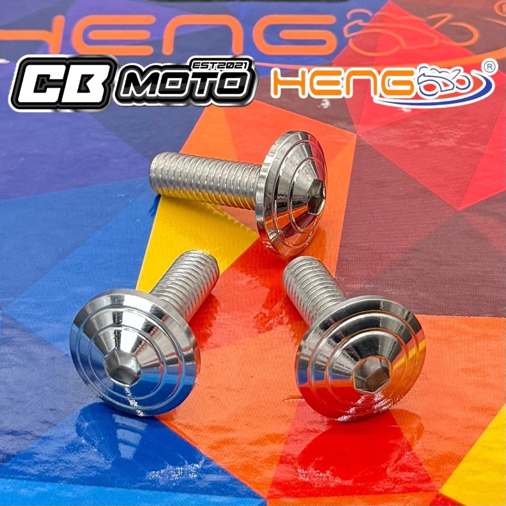 HENG / SC SIAM PLATE NUMBER BOLTS FOR ADV 150 & 160 CNC TITANIUM ...