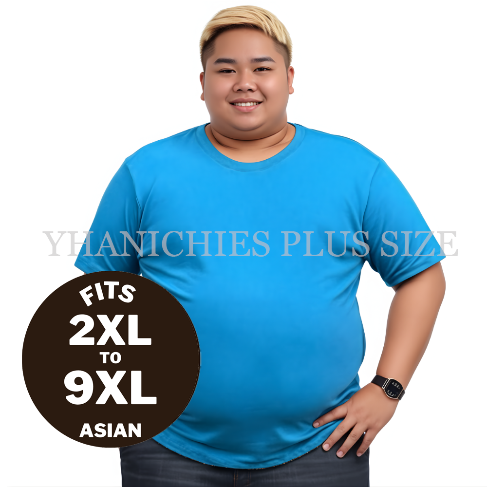 Plus Size Oversized Plain T-Shirt for Men & Women 2XL–7XL | Cotton ...