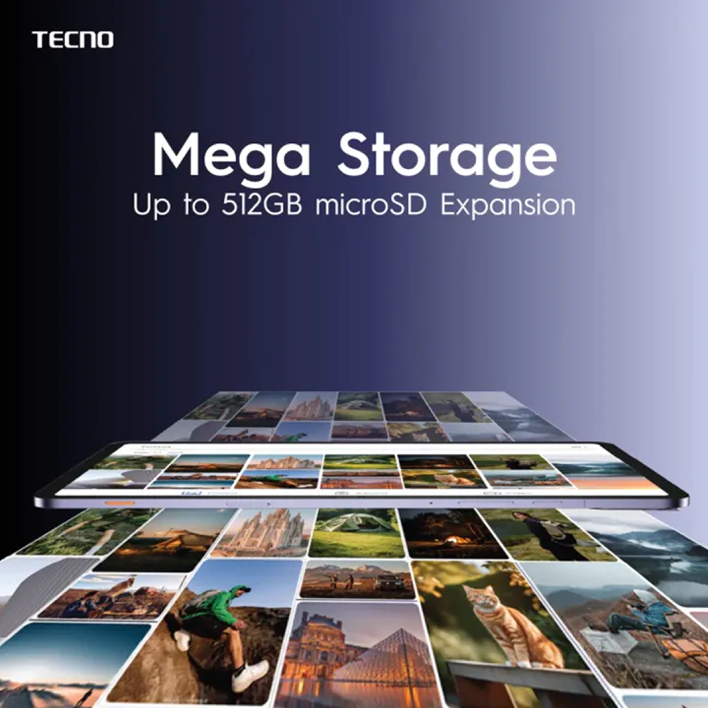 TECNO MEGAPAD Pro | 8GB+256GB | Tablet | Helio G100 6nm | 12" 2K 90Hz ...