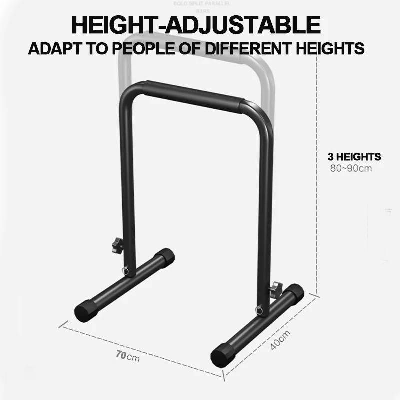 Parallel Bars gym bar Arm Training Sit Up 80CM Adjustable Push Up ...