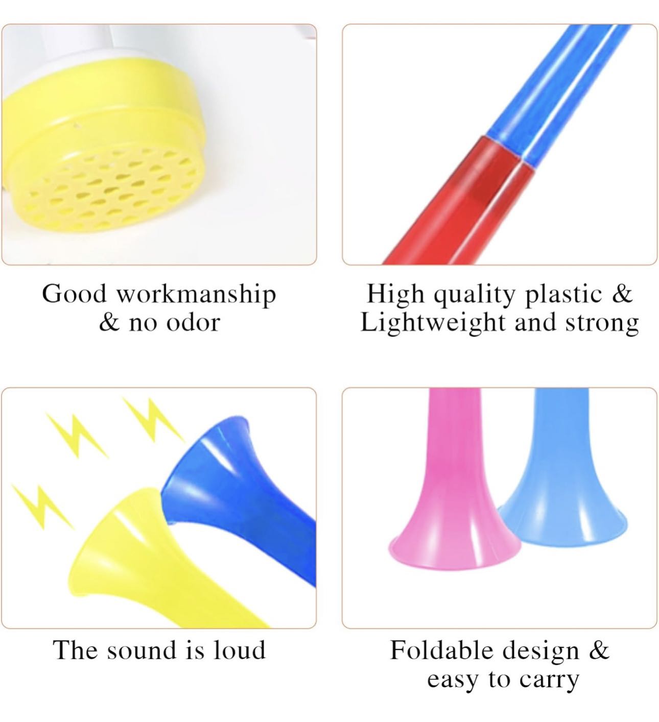 Torotot Single--3layers Plastic Trumpet Party Horn Torotot Music Toys ...