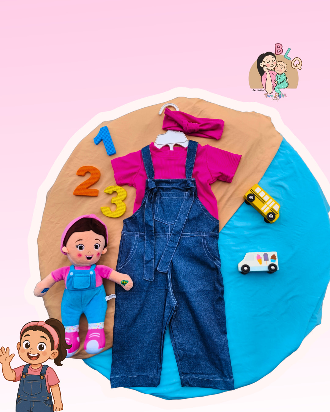 Miss Rachel mini explorer outfit for toddlers & kids costume/casual ...