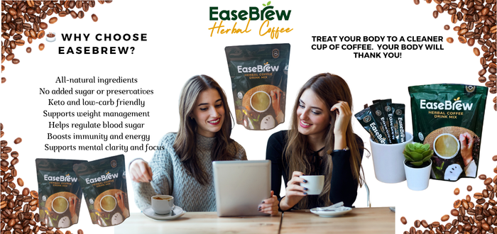 BUY1 TAKE1 EASEBREW ORIGINAL HERBAL MIX COFFEE with MANGOSTEEN,STEVIA ...
