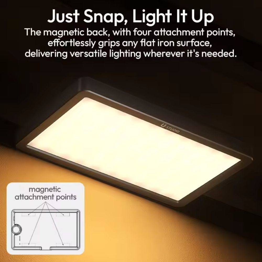 Ulanzi K6500 Magnetic LED Video Light Bi-Color 8000mAh for Live ...