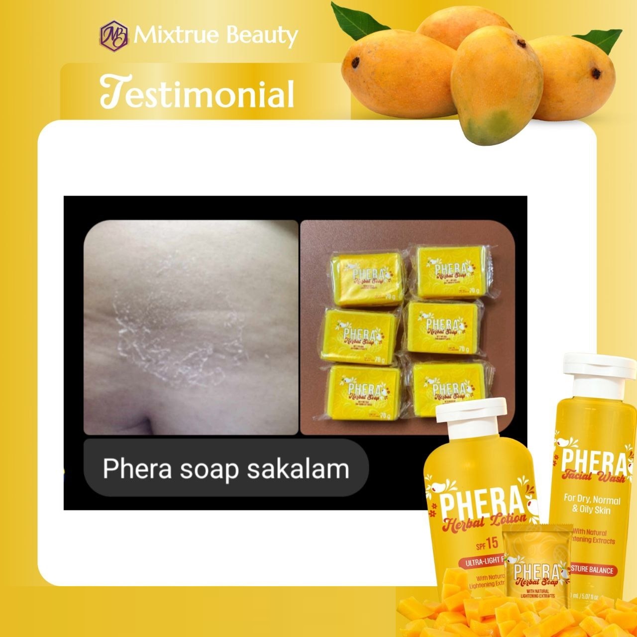 PHERA Herbal Soap (70g) by Mixtrue Beauty | Shopee Philippines