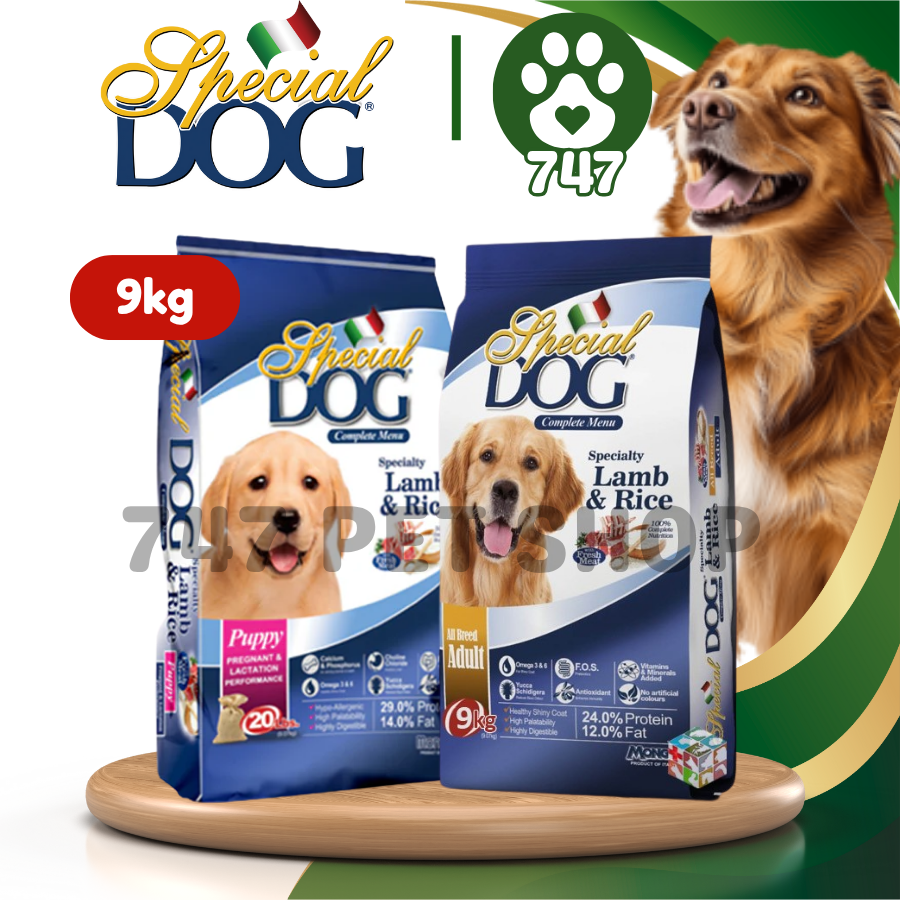 9kg Monge Special Dog Dogs Dry Food Pet All Stages Adult Puppy ...