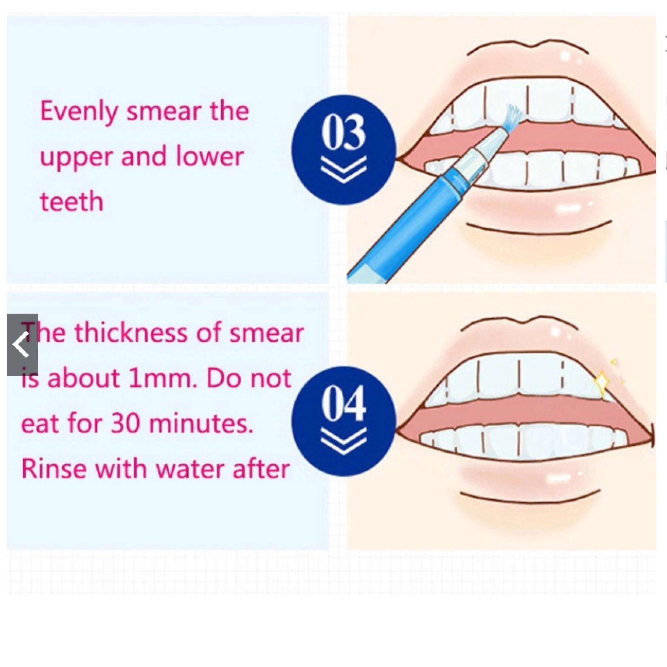 DAZZLING WHITE PEN TOOTH STAIN REMOVAL MAGICAL TEETH WHITENING PEN ...