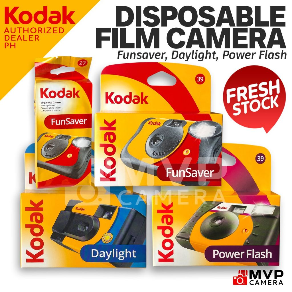 KODAK Disposable Funsaver Film Camera – Daylight Power Flash TRI X 400 ...
