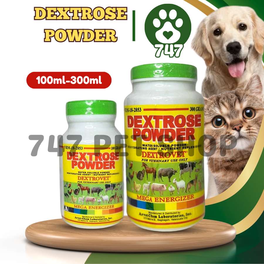100g 300g Dextrovet Pet Dextrose Powder For Dog Cat Chicken All Stages ...