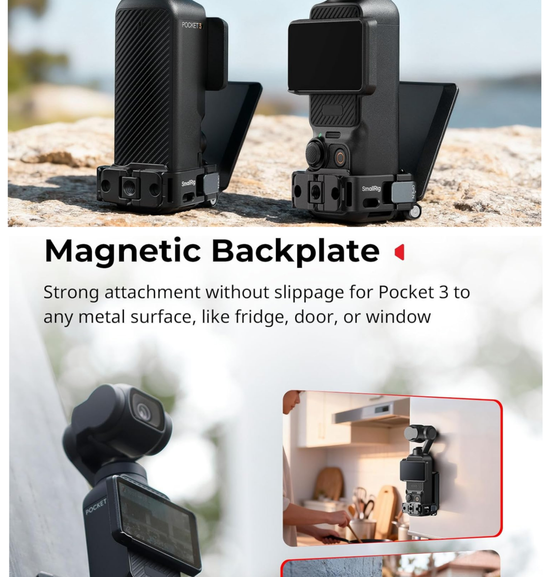 SmallRig Mount Support with Magnetic Multi/Lite Mount for DJI Osmo ...