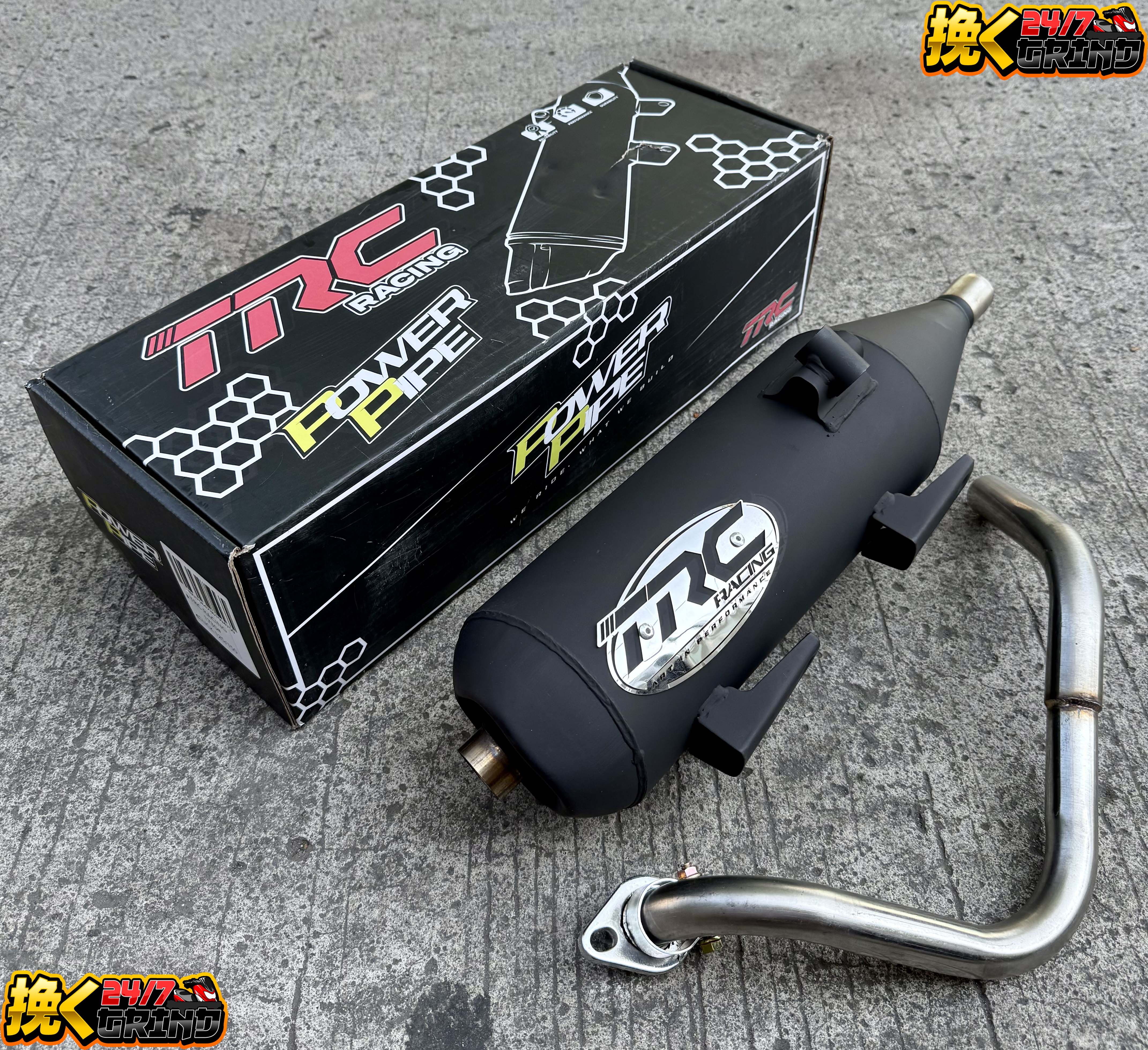 TRC PIPE CNC EMBLEM STAINLESS TIP FOR HONDA CLICK 125i / CLICK 150i ...