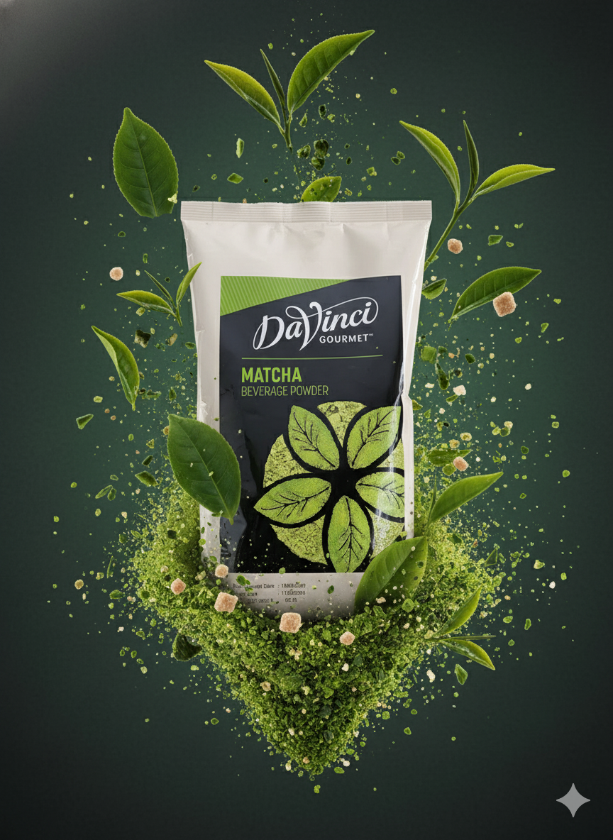 DAVINCI Gourmet Matcha Powder 1kg – Premium Café-Grade Green Tea Frappe ...