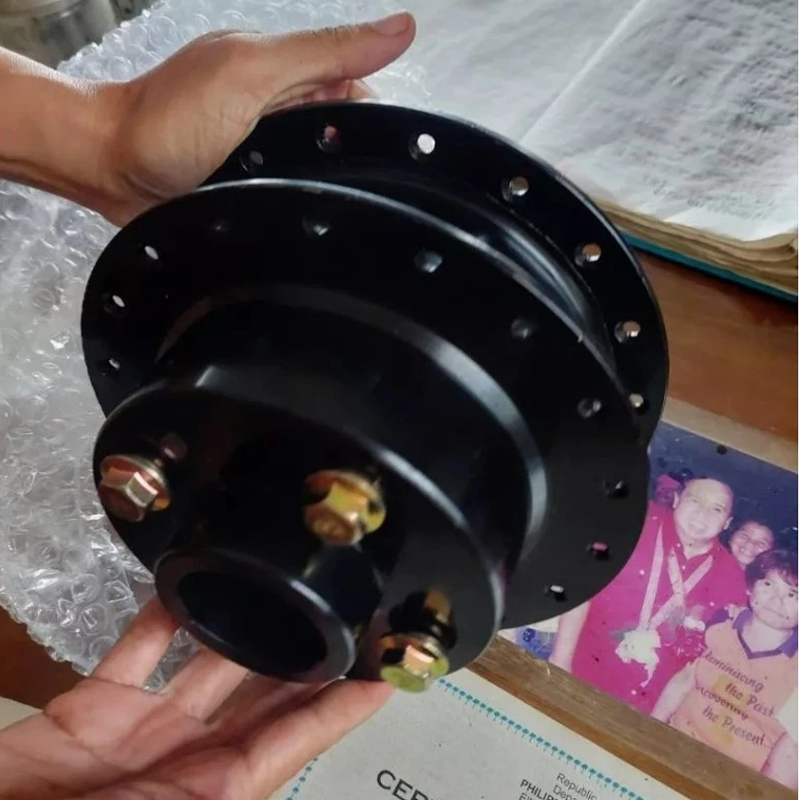 MOTORCYCLE PARTS REAR HUB TMX 155/RSUI-150 DOUBLE BEARING. [WHOLE STEEL ...